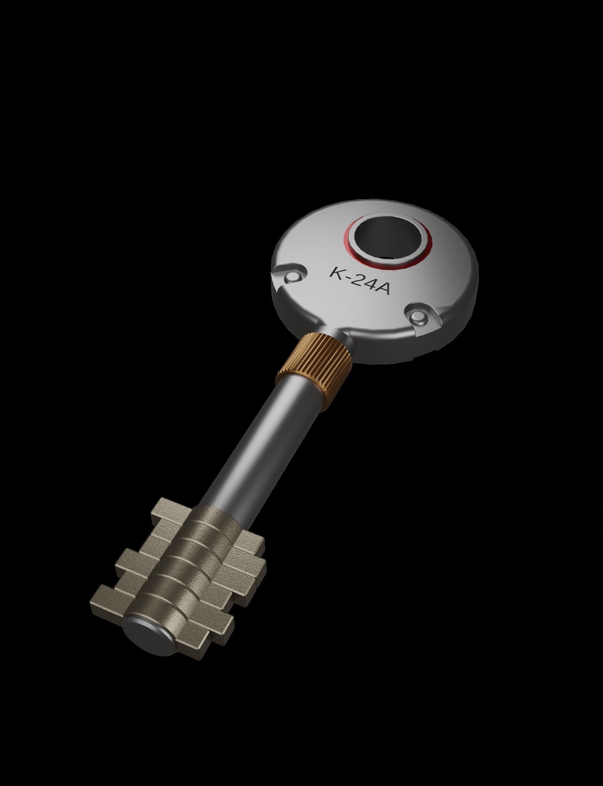 Atomic Heart Mechanical Key free 3D model 3D printable | CGTrader