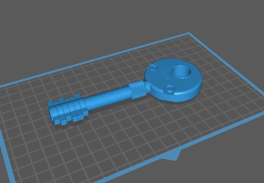 Atomic Heart Mechanical Key free 3D model 3D printable | CGTrader