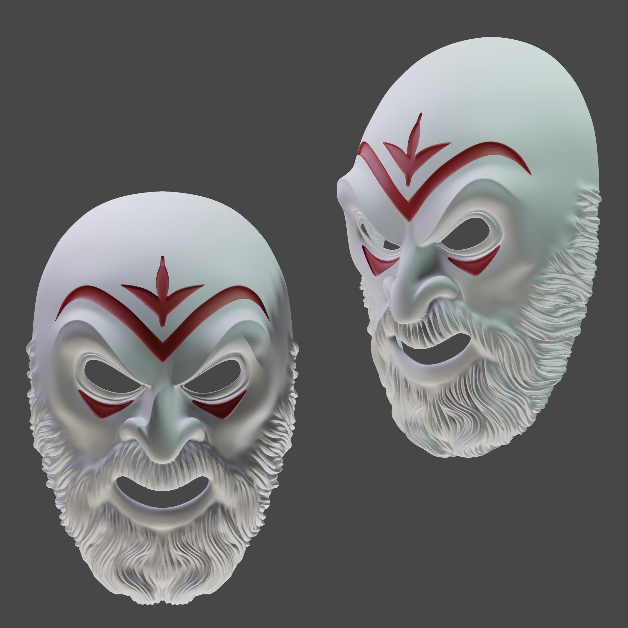 Odyssey mask Masks 3D model 3D printable | CGTrader