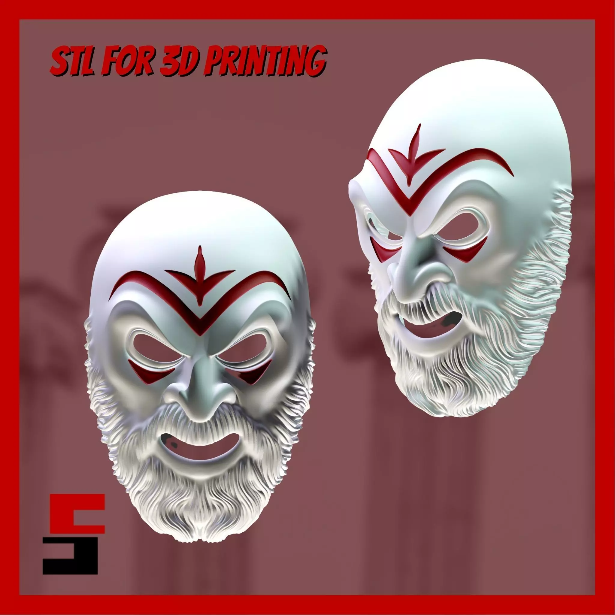 Odyssey mask Masks 3D model 3D printable | CGTrader
