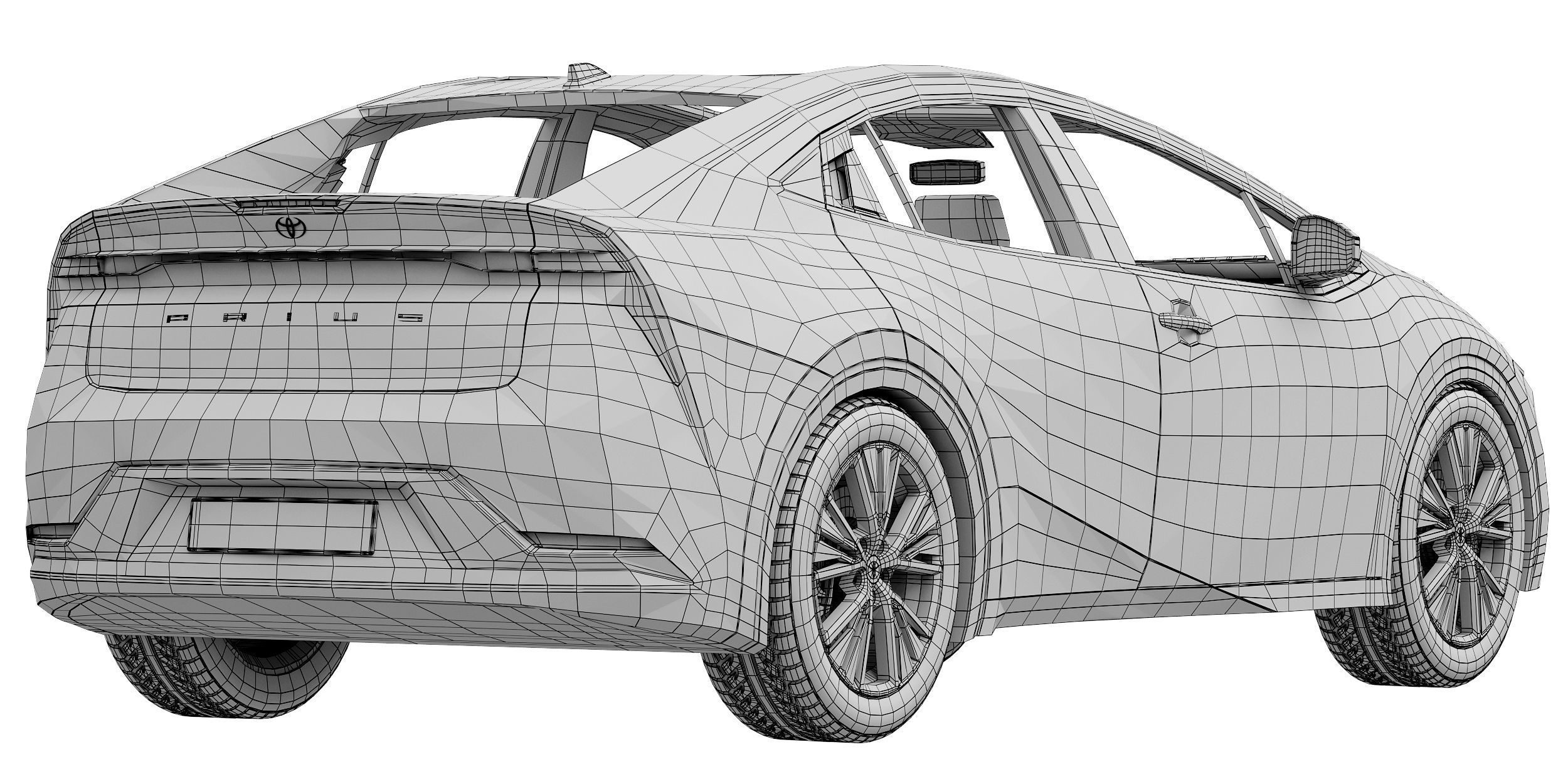 Toyota Prius 2023 3D model | CGTrader