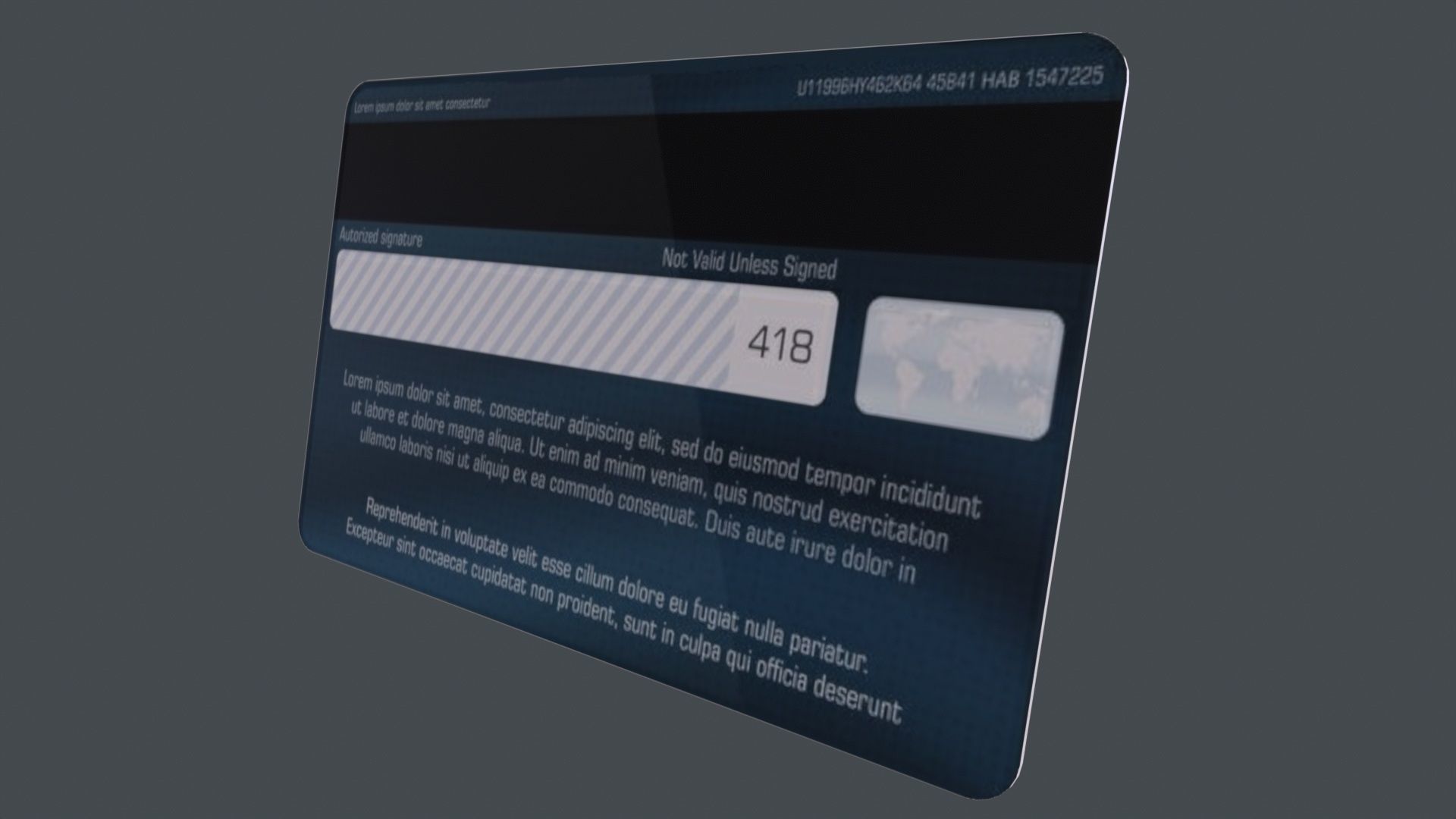 3D model Credit Card 3D Model VR / AR / low-poly | CGTrader