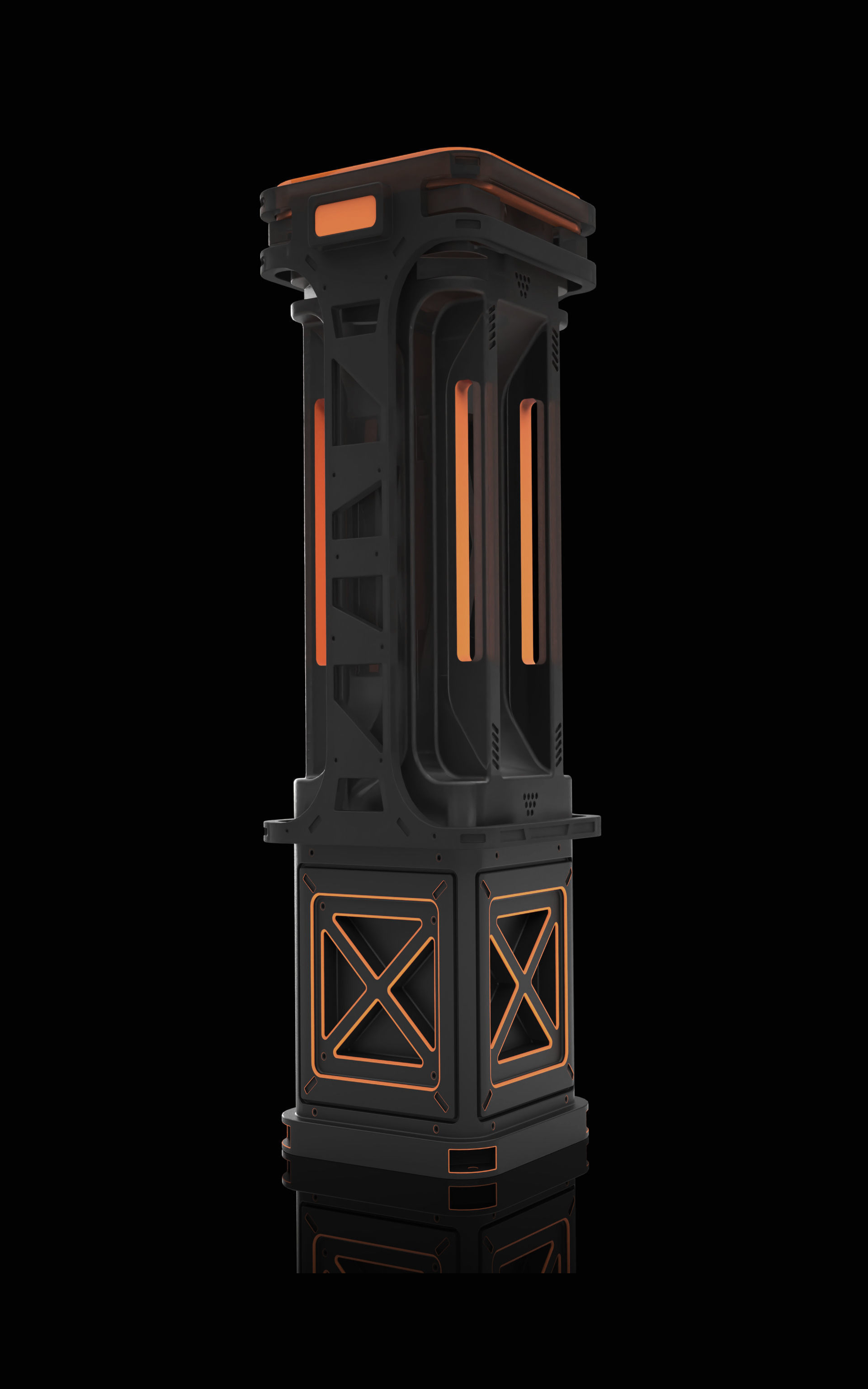 scifi pillar kit vol1 3D model | CGTrader