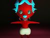 3d character Anime kid baby devil free VR / AR / low-poly 3D model ...