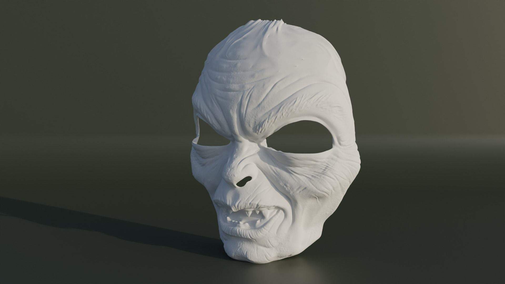 Gollum The Lord of the Rings Mask - Costume Mask 3D model 3D printable ...