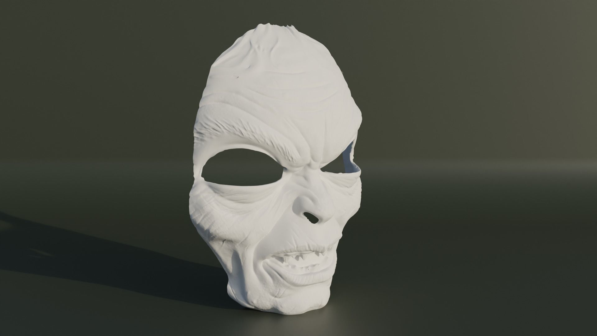 Gollum The Lord of the Rings Mask - Costume Mask 3D model 3D printable ...