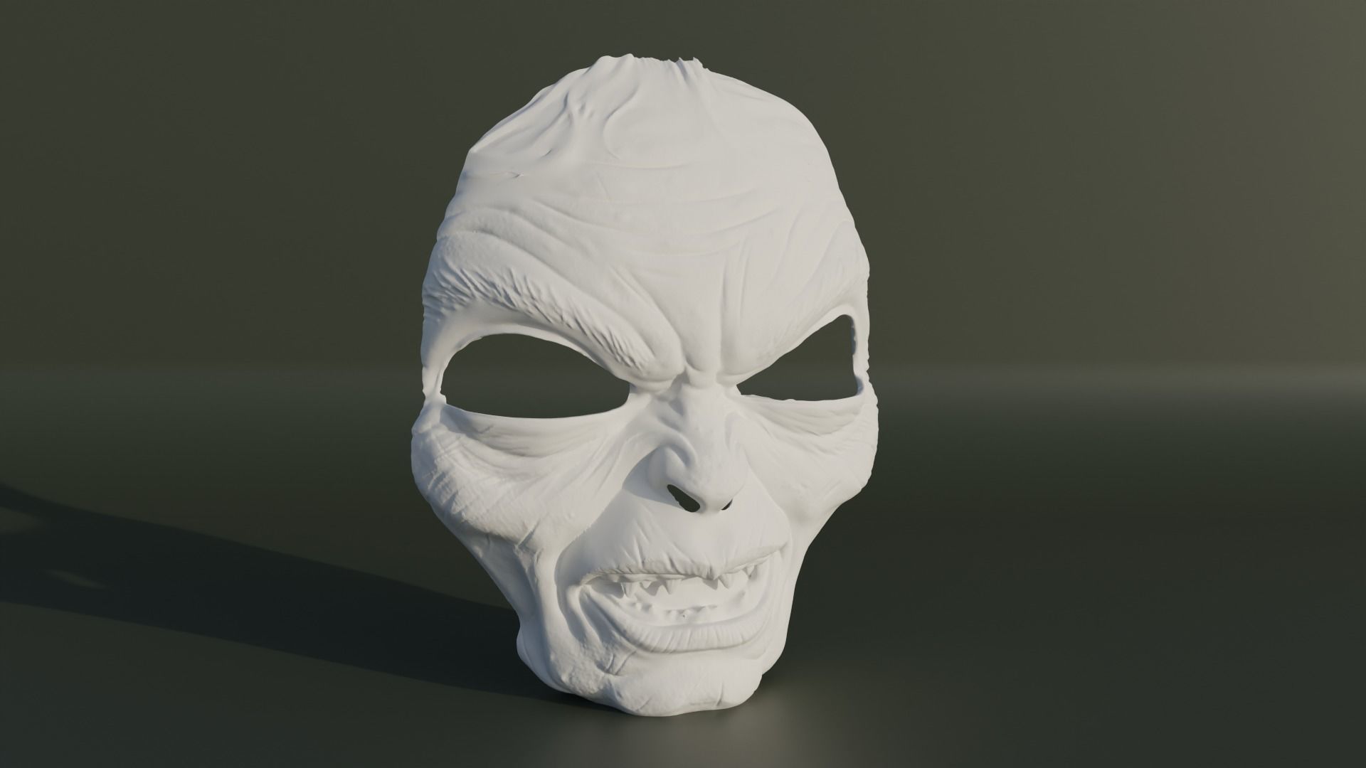 Gollum The Lord of the Rings Mask - Costume Mask 3D model 3D printable ...