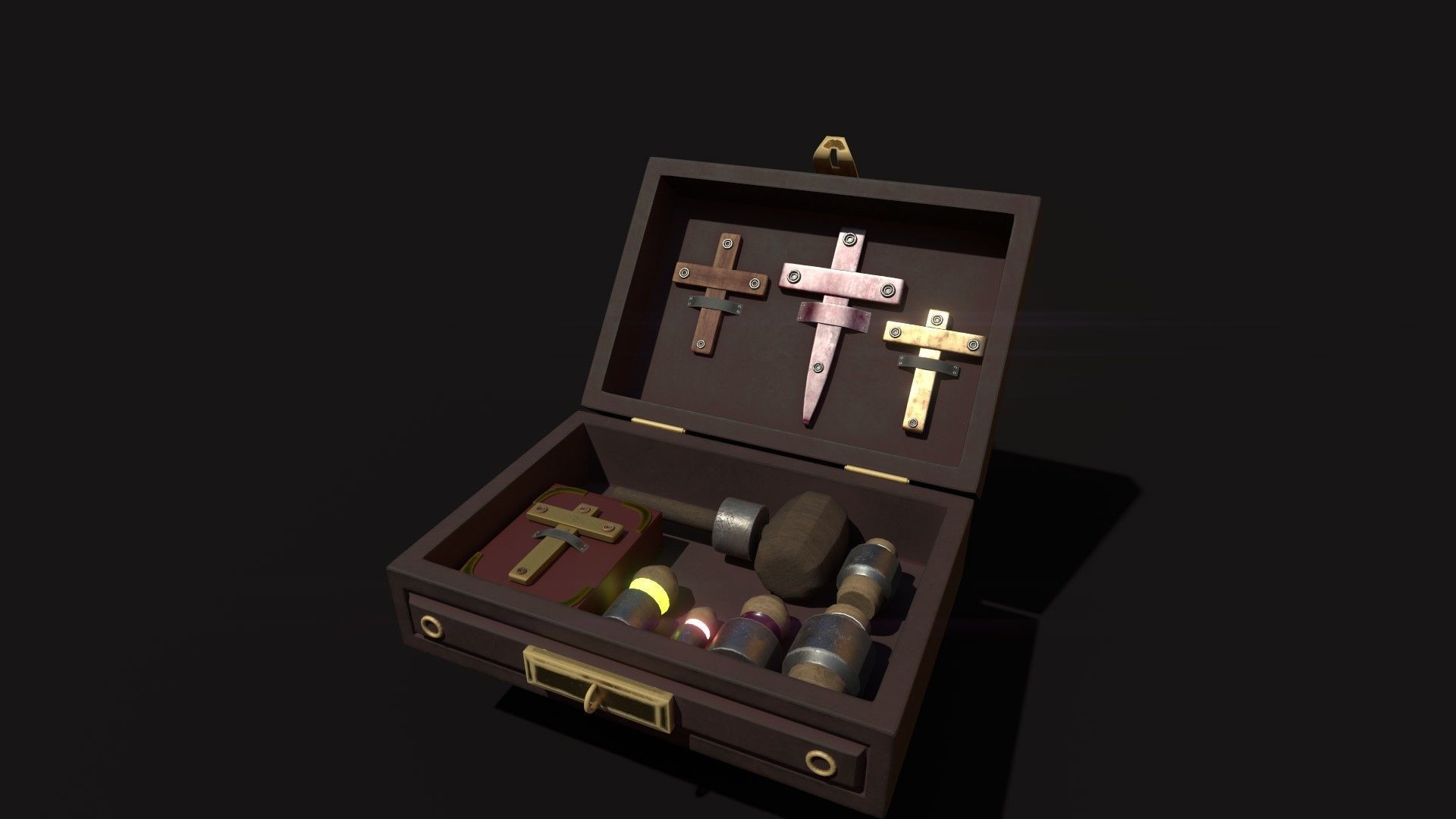 Horror Jesus Christ box 3D model | CGTrader