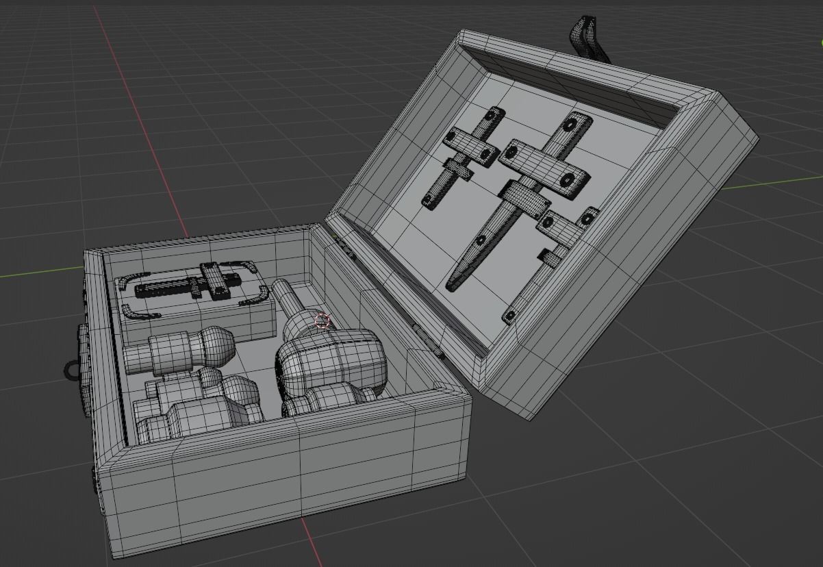 Horror Jesus Christ box 3D model | CGTrader