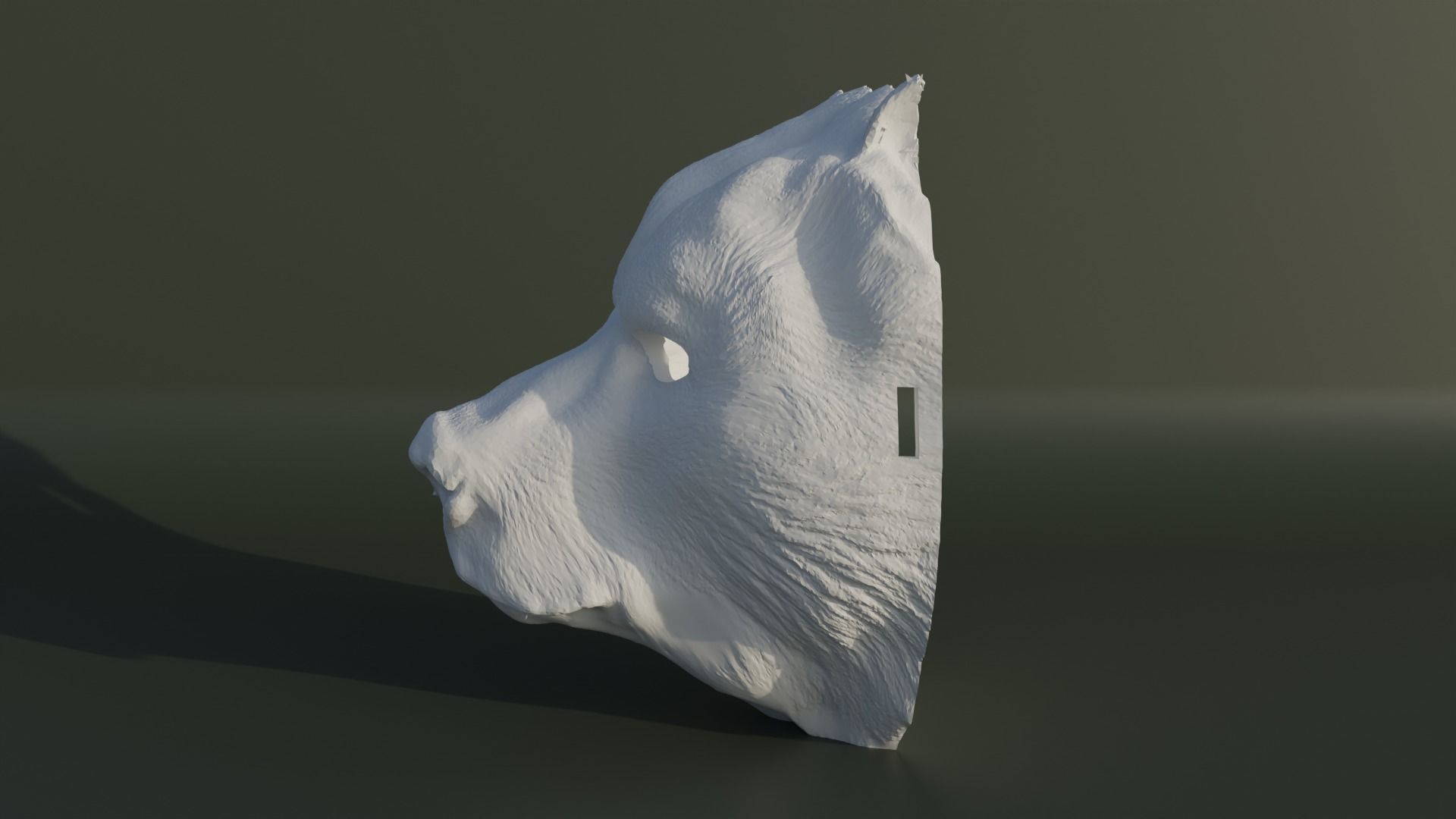 Bear Face Mask - Wild Bear Cosplay 3D model 3D printable | CGTrader