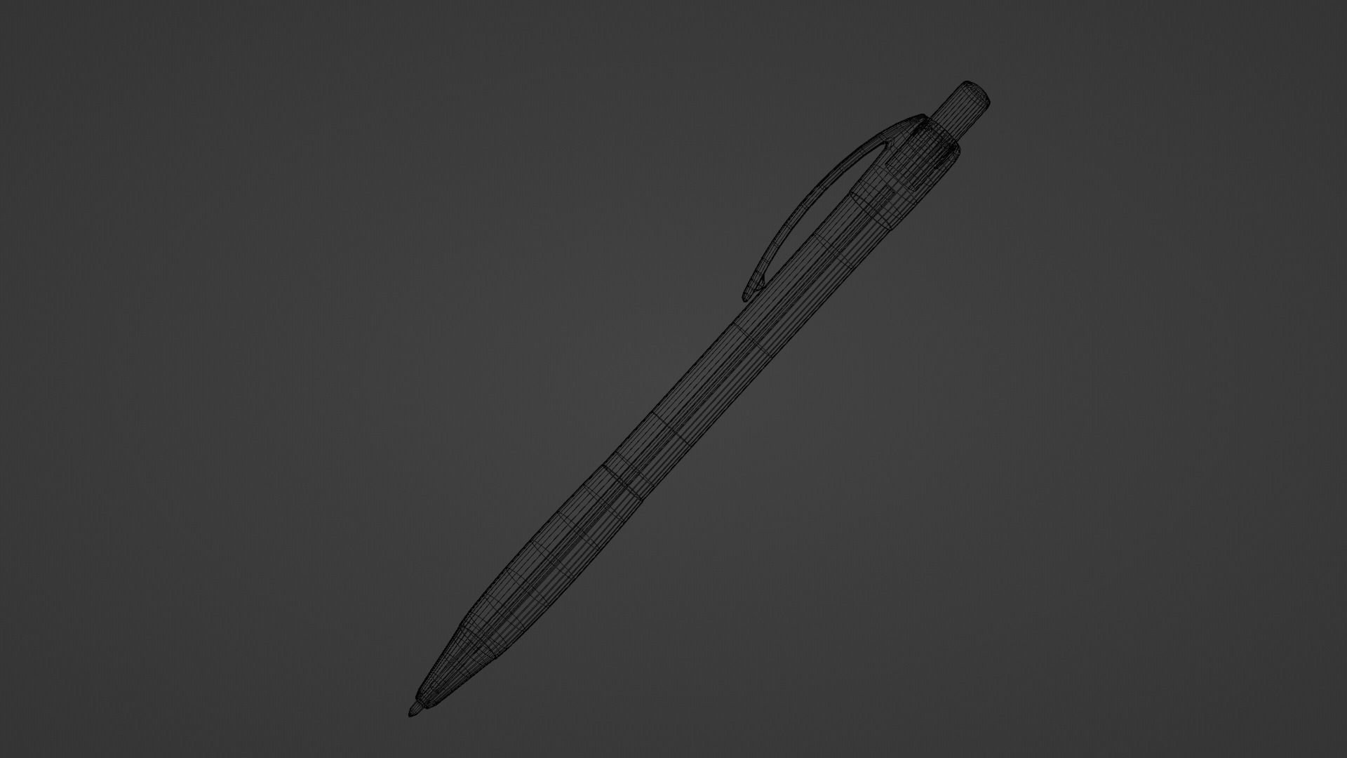 3D model Basic Plastic Blue Pen 3D model VR / AR / low-poly | CGTrader