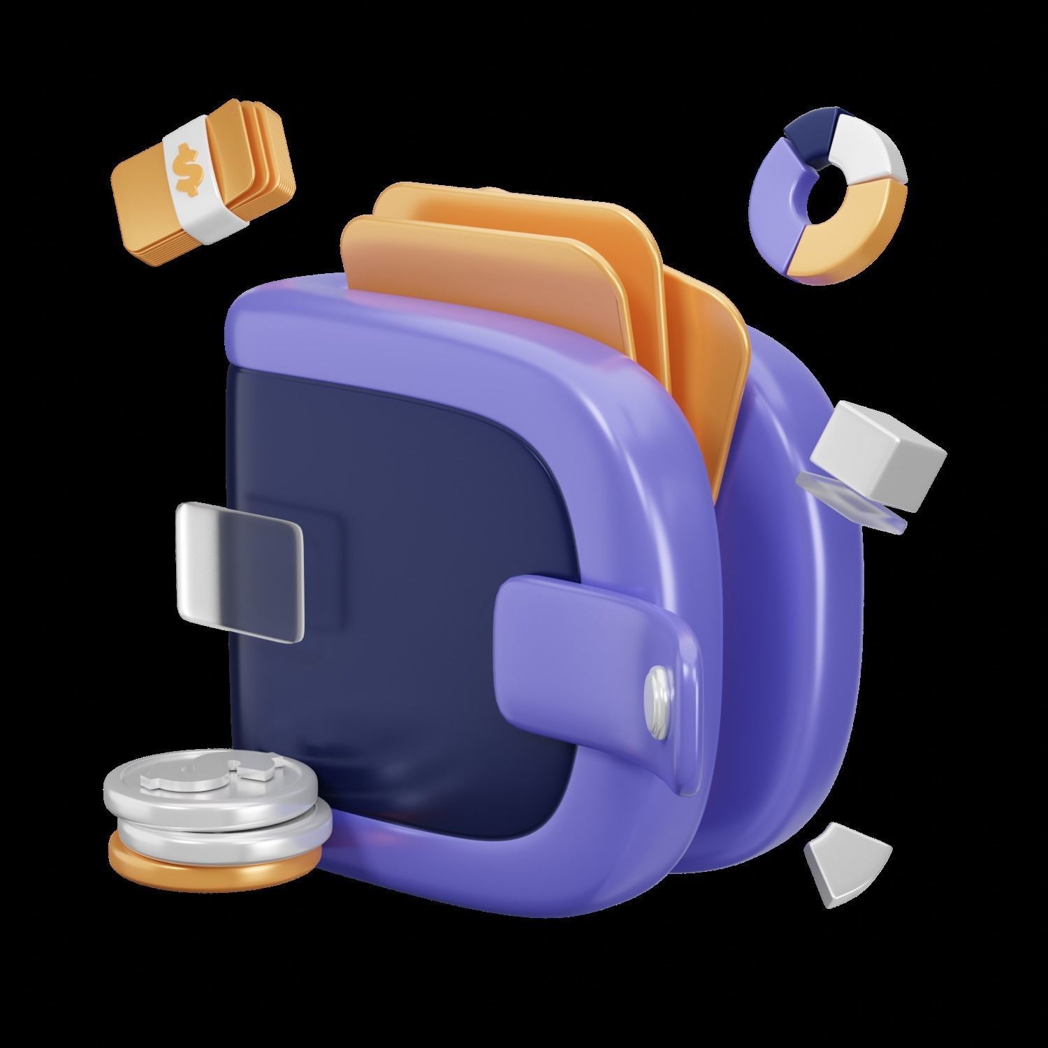 Finance 3D Icon Set 3D model | CGTrader