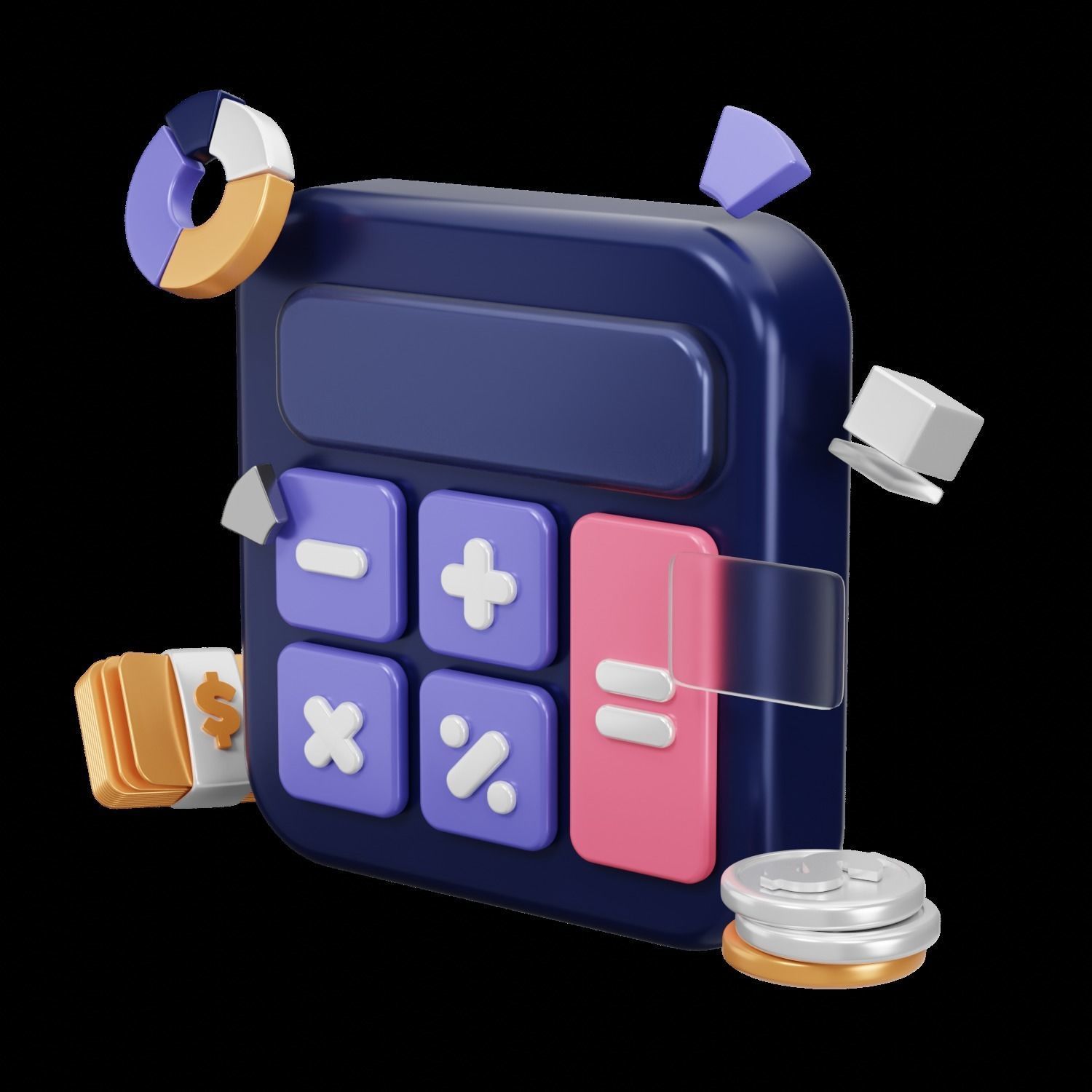 Finance 3D Icon Set 3D model | CGTrader