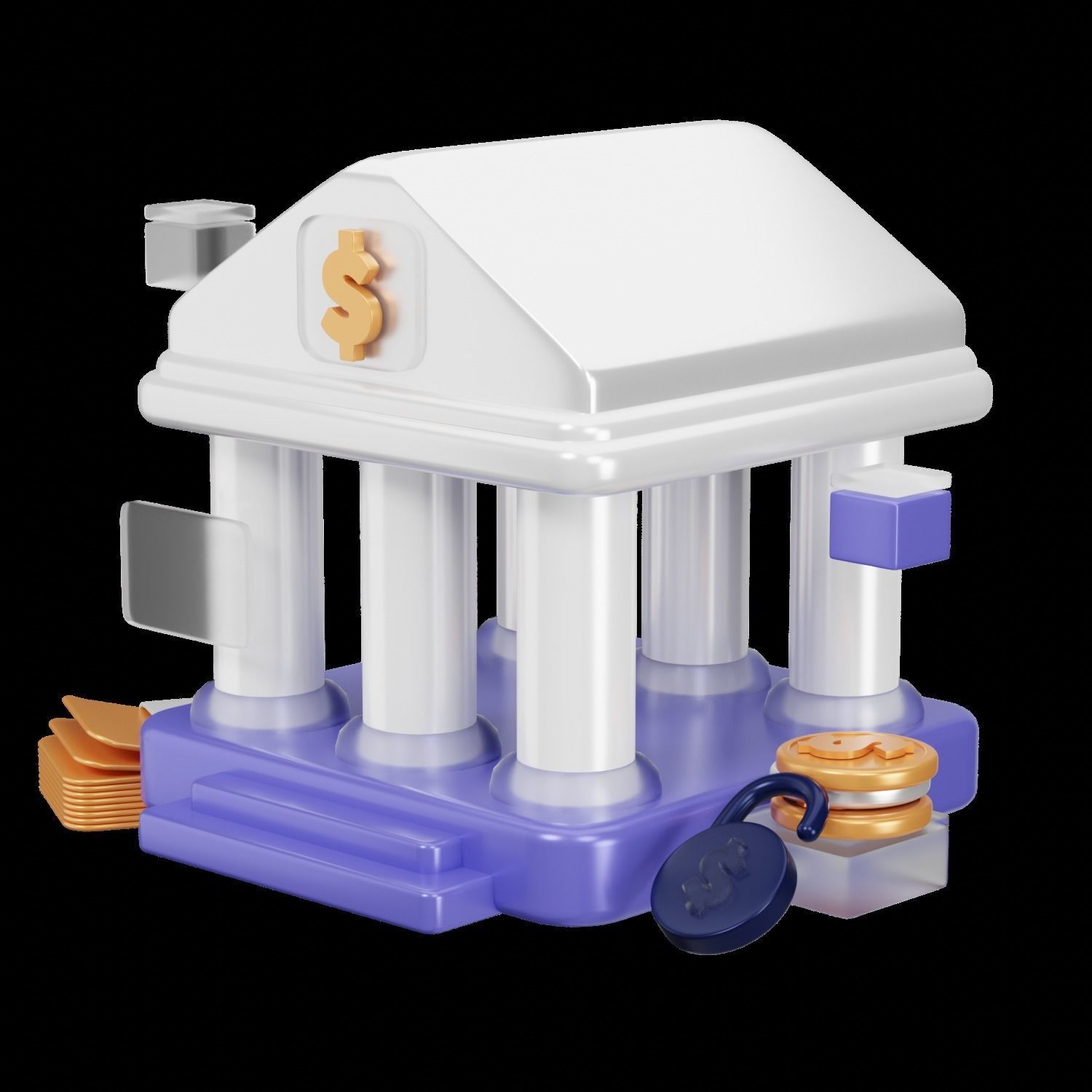 Finance 3D Icon Set 3D model | CGTrader