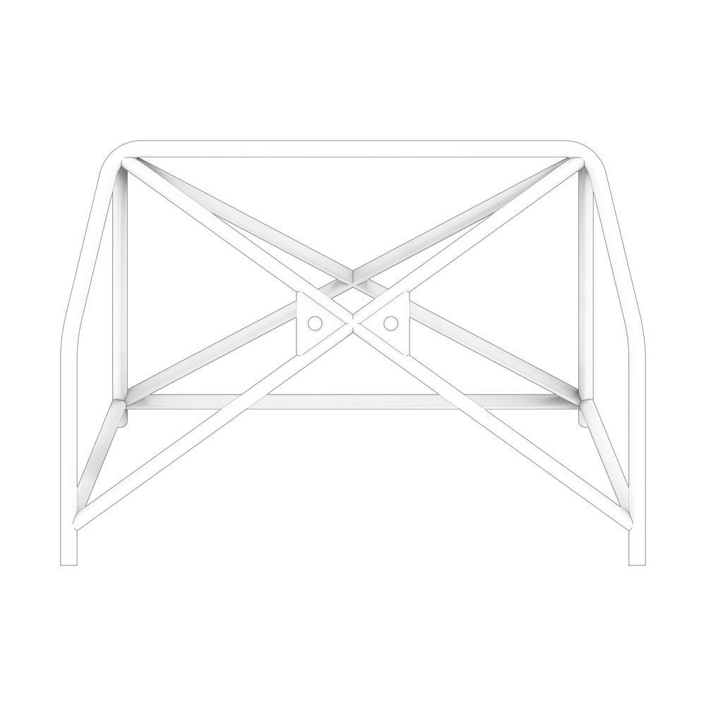Roll cage V3 -half cage 3D model | CGTrader