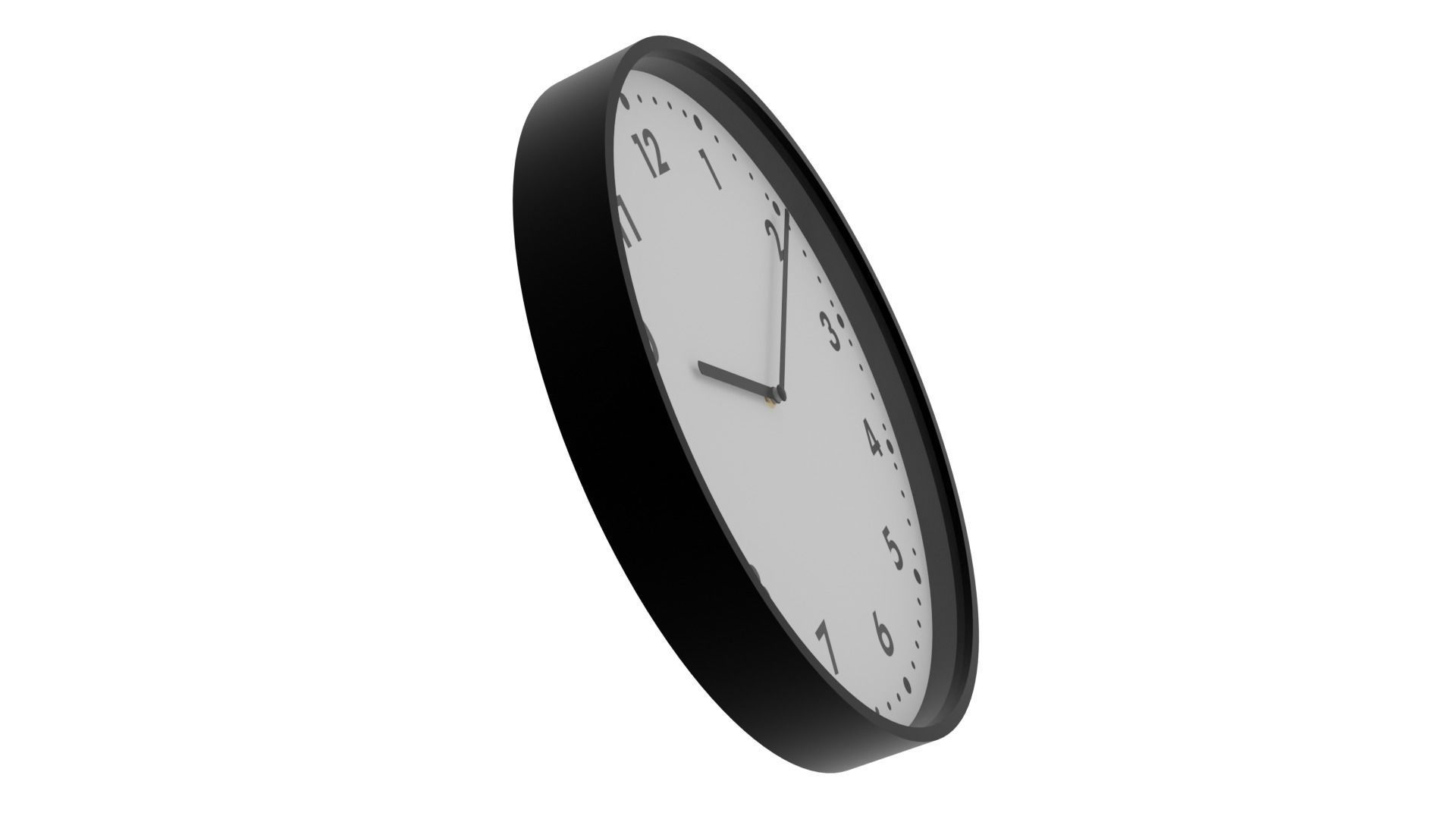 3D model Basic Realistic Wall Clock 3D model VR / AR / low-poly | CGTrader