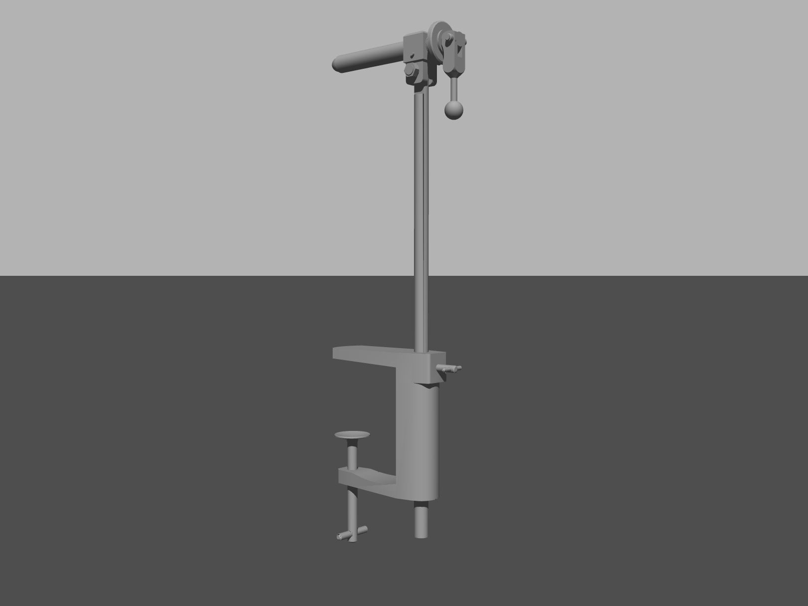 Fly Tying Vise free 3D model | CGTrader