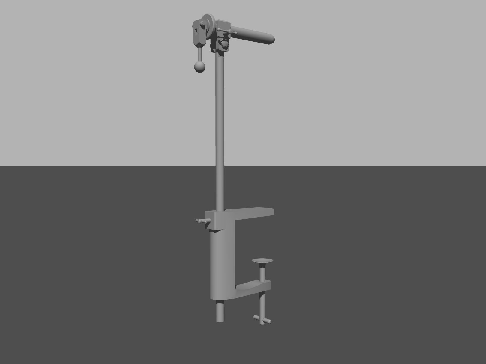 Fly Tying Vise free 3D model | CGTrader
