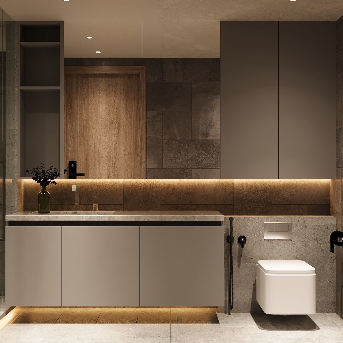 Toilet and Bathroom 3D Model Interior Scene 3D model | CGTrader