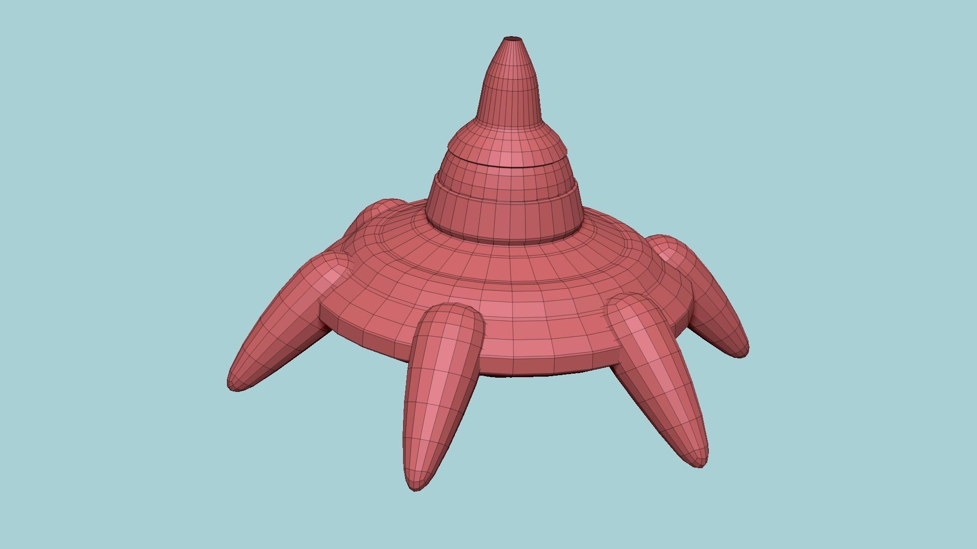 3D model Alien Spaceship UFO G01 Steel - Sci Fi Spacecraft Design VR ...