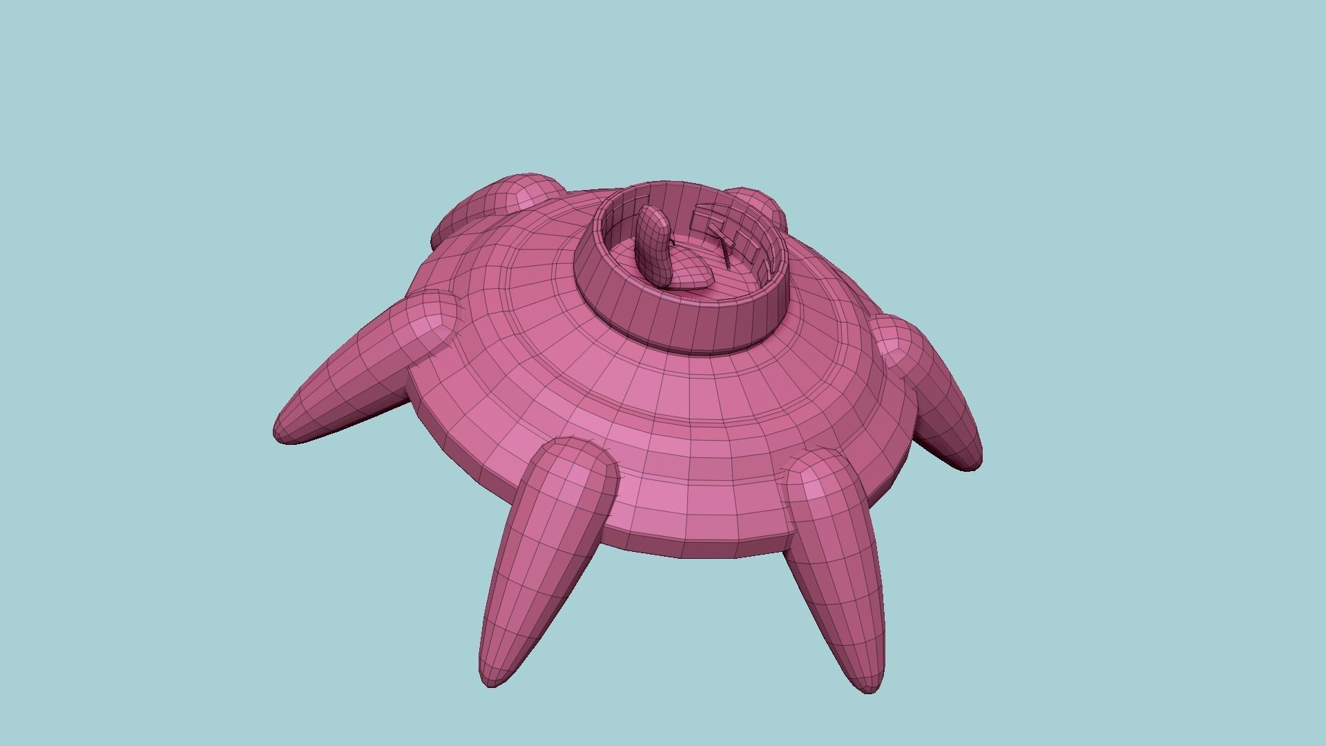 3D model Alien Spaceship UFO G02 Aluminum - Sci Fi Spacecraft Design VR ...