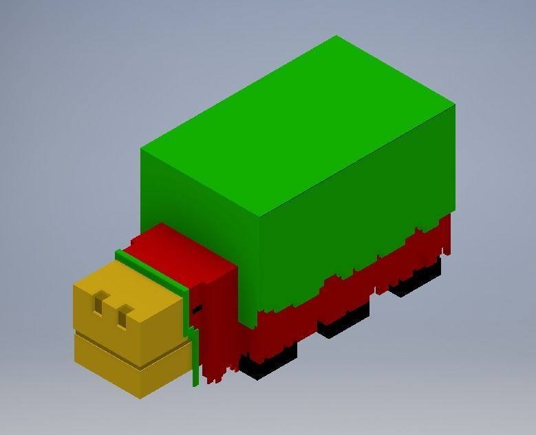 Minecraft Sniffer Standing 3D model 3D printable | CGTrader