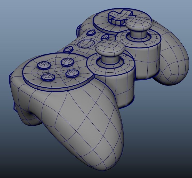 3d Model Logitech F310 Gamepad Low Poly Vr Ar Low Poly Cgtrader