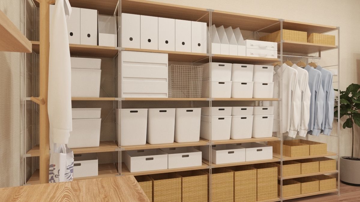 Muji Office Set 3D model | CGTrader