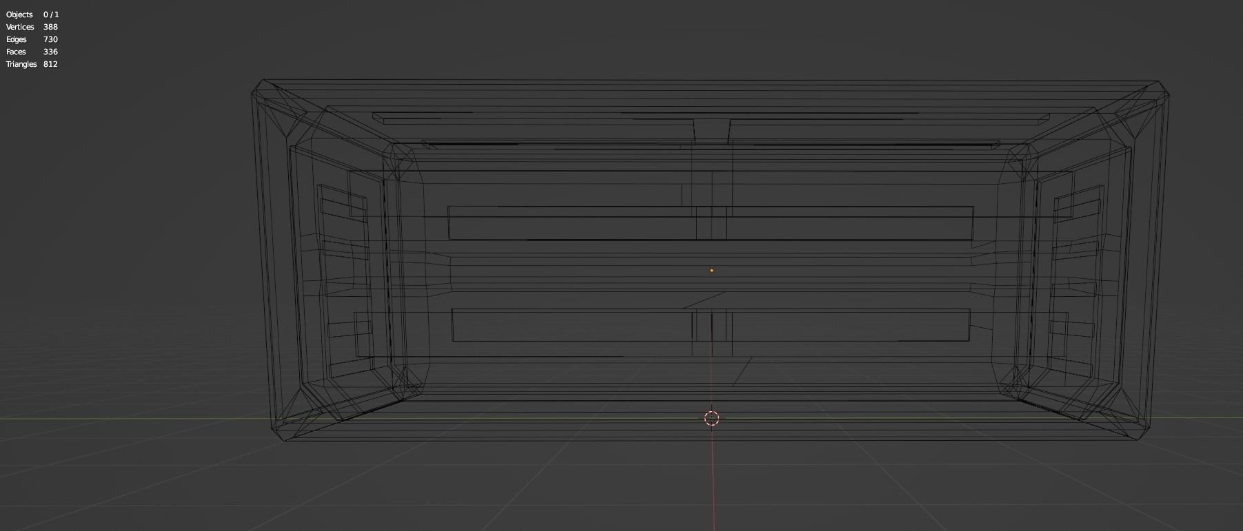 3D model Sci fi Container Storage box room Low Poly VR / AR / low-poly ...