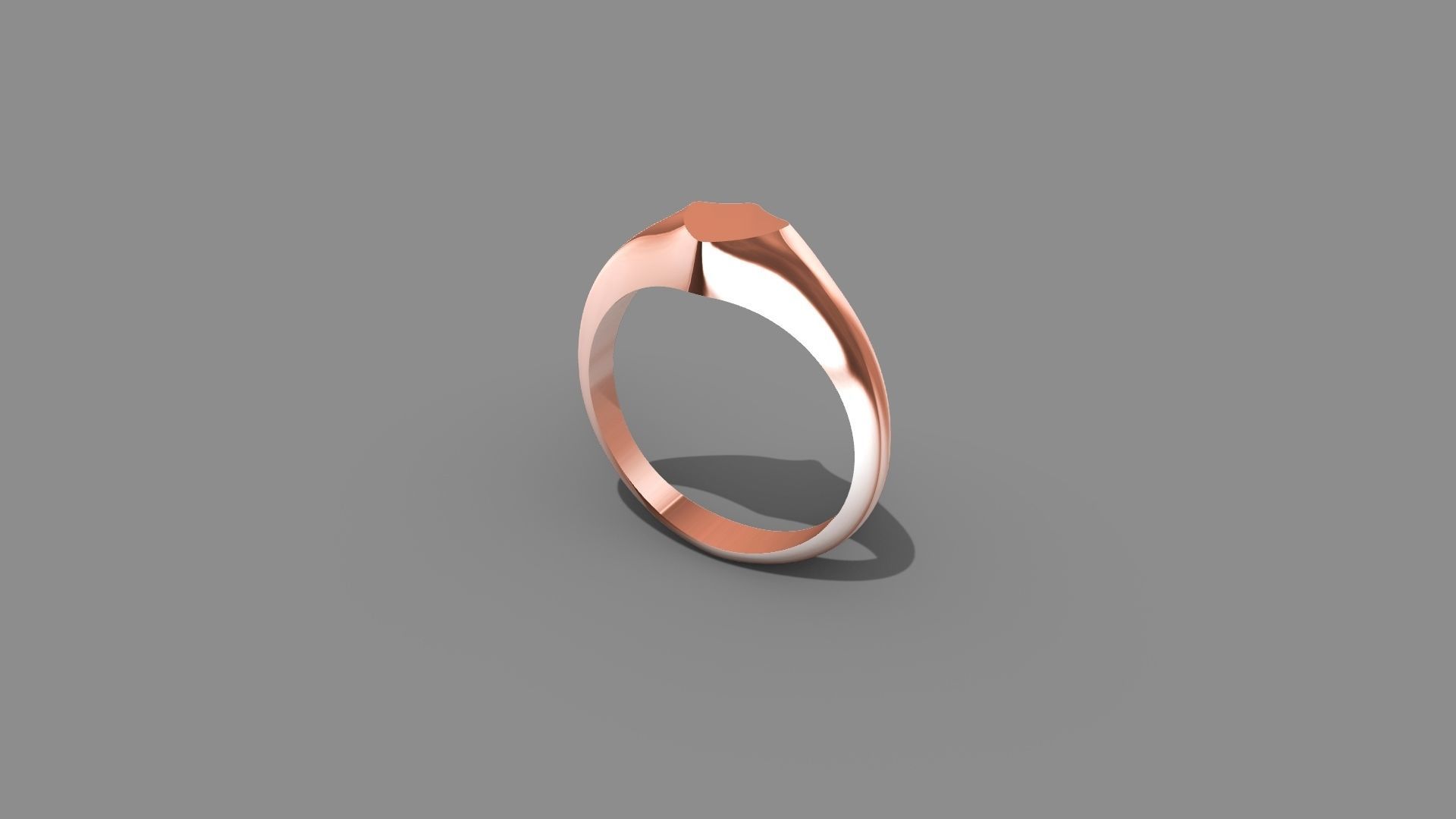 Signet Ring shield 3D print model 3D model 3D printable | CGTrader