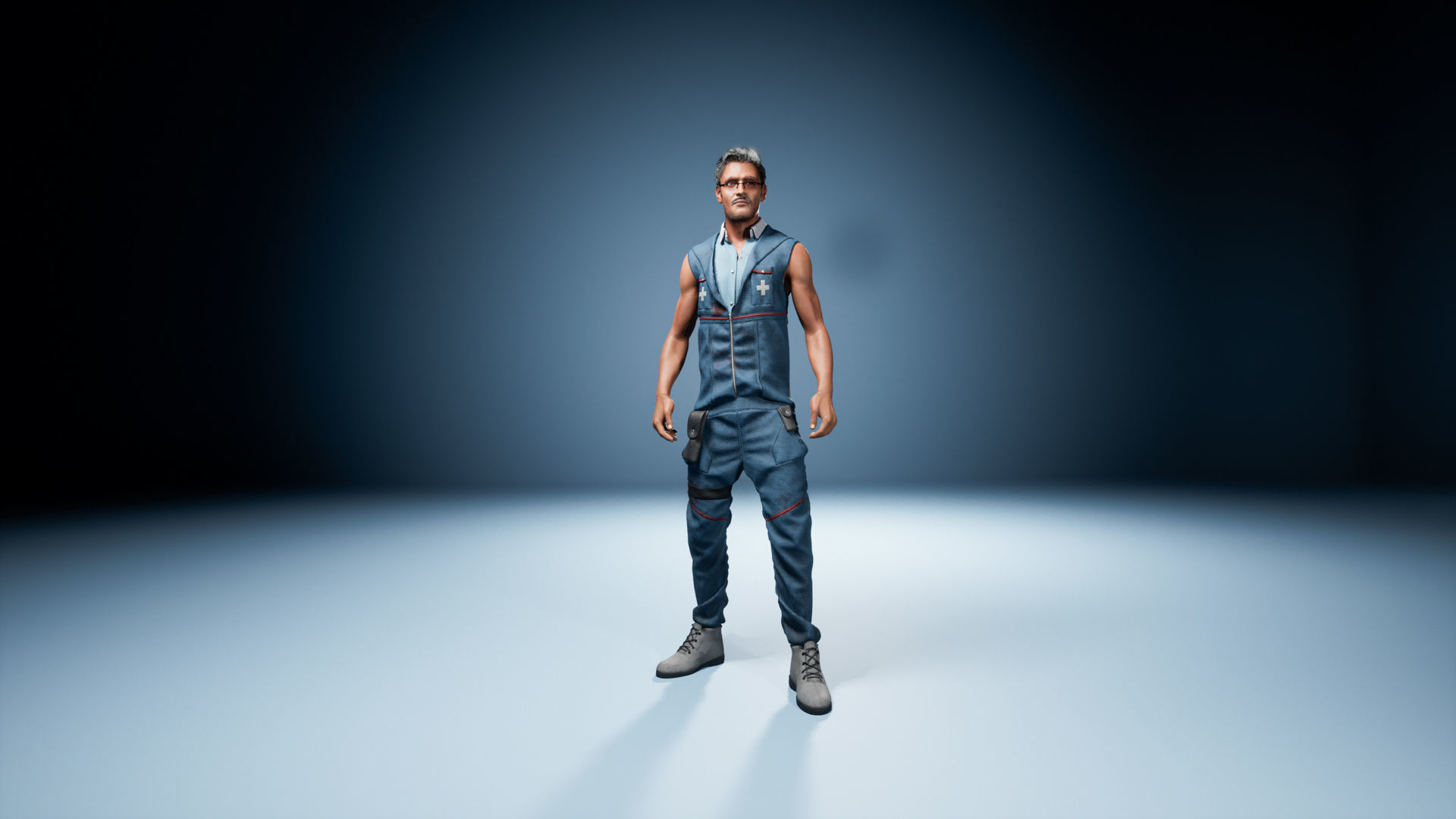 Medic Game Ready Character 3D model rigged | CGTrader