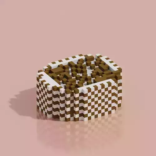 3D model Cake VFCNAV5 Voxel VR / AR / low-poly | CGTrader
