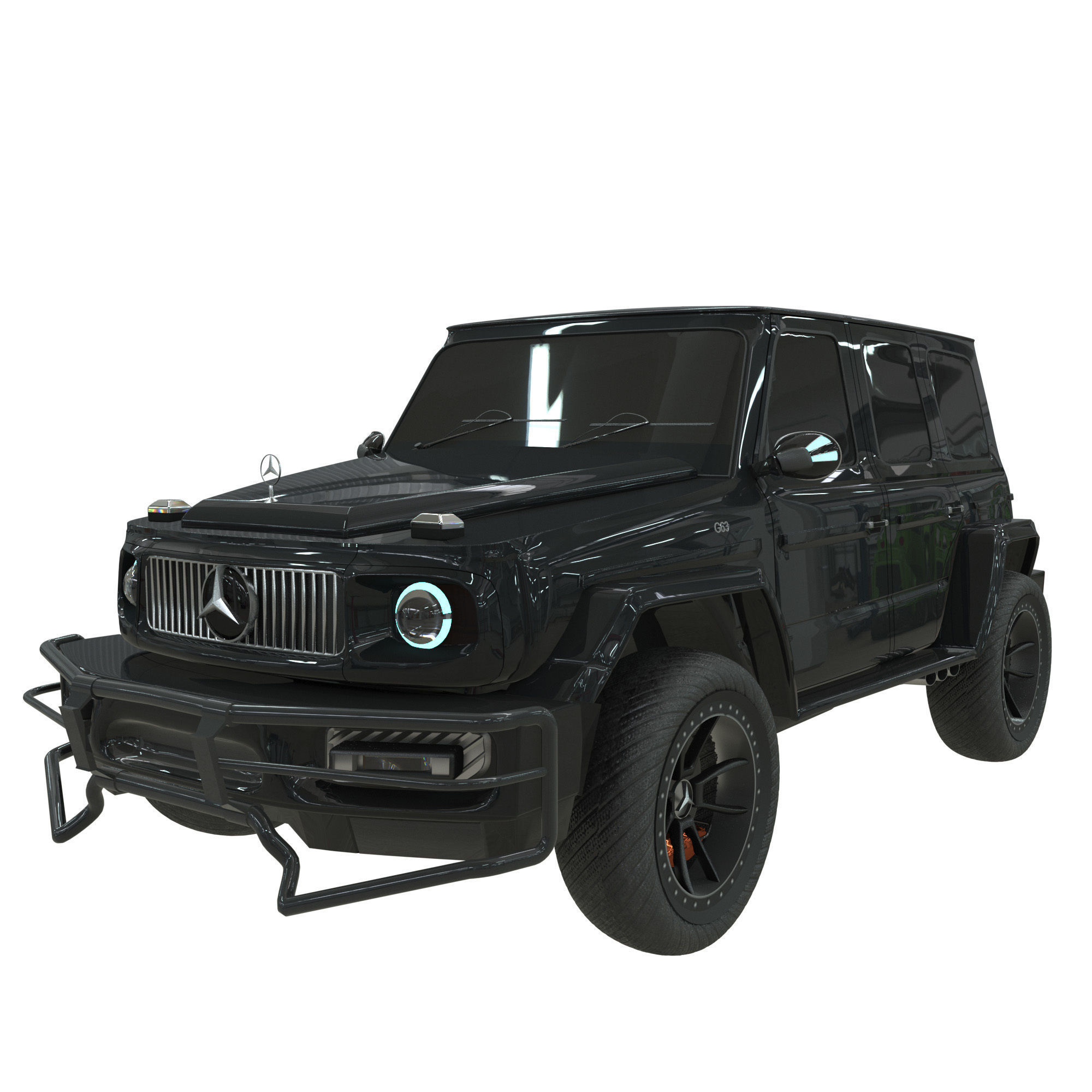 Benz G63 3D model | CGTrader