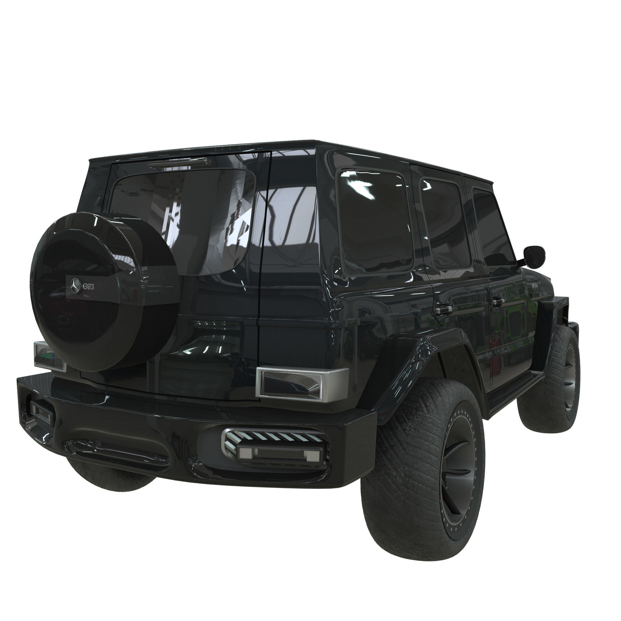 Benz G63 3D model | CGTrader