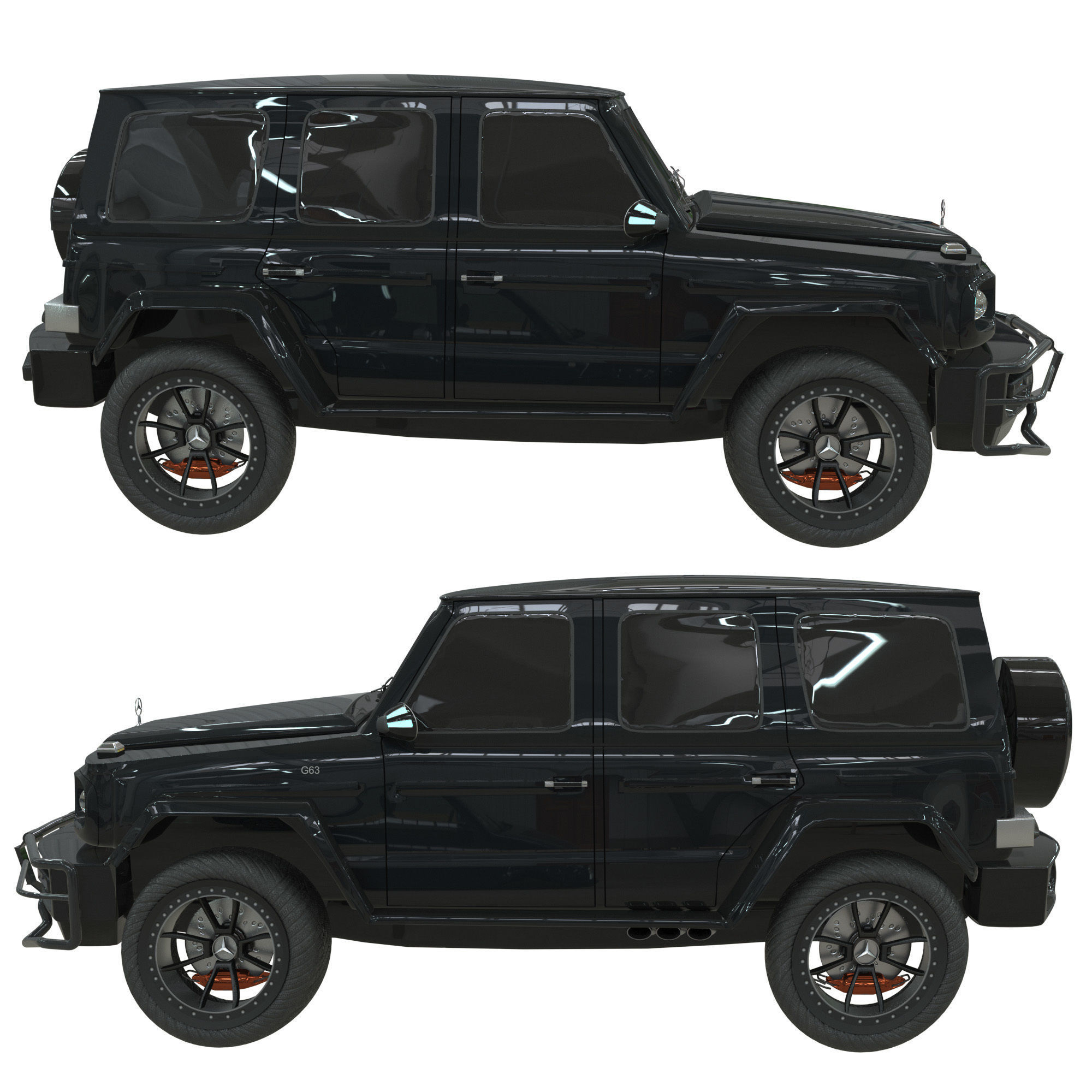 Benz G63 3D model | CGTrader