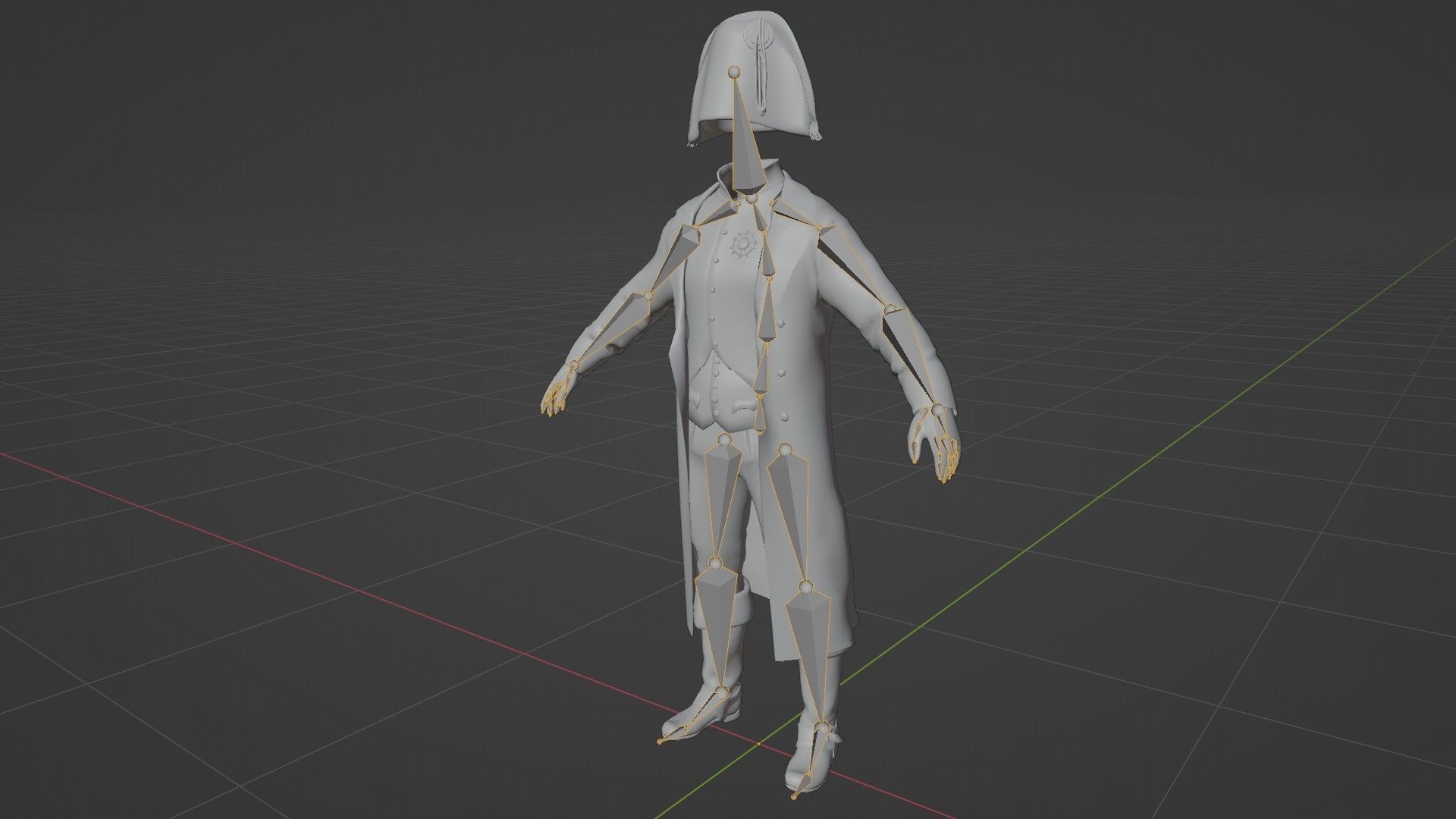 3D model Soldier Napoleon Battlefield Rigged VR / AR / low-poly | CGTrader