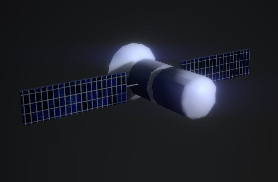 3D model Low Poly Satellite PBR Game Ready VR / AR / low-poly | CGTrader