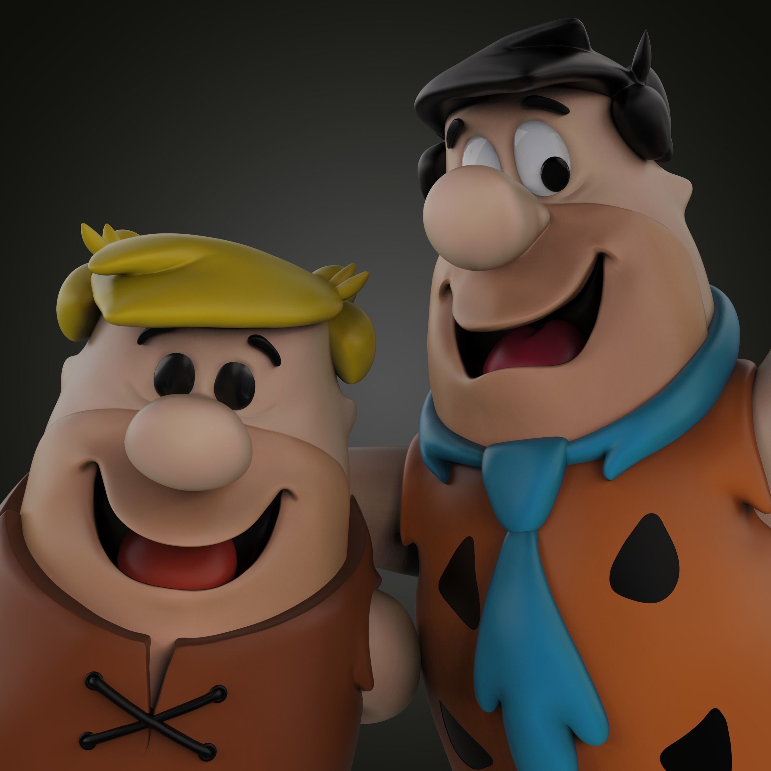 PEDRO PICAPIEDRAS Y PABLO MARMOL 3D model 3D printable | CGTrader
