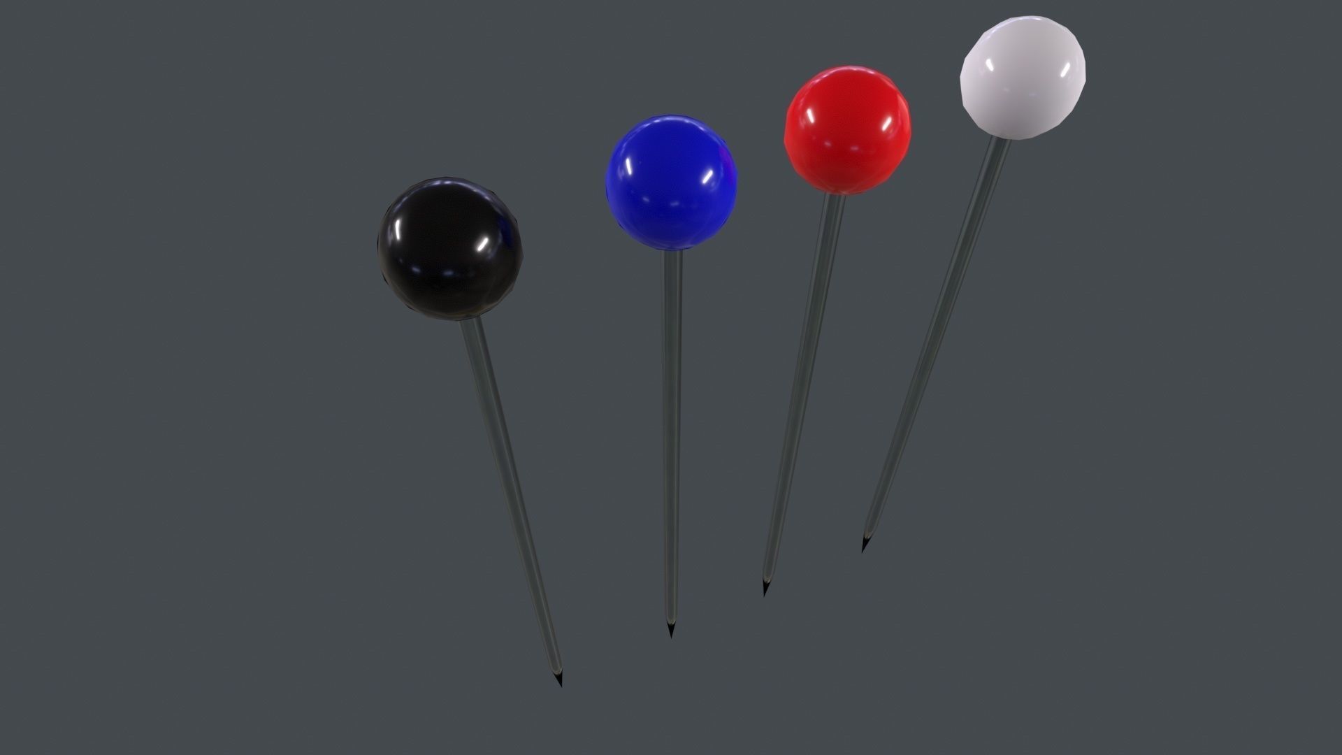 3D model Pin Needles 3D Models VR / AR / low-poly | CGTrader