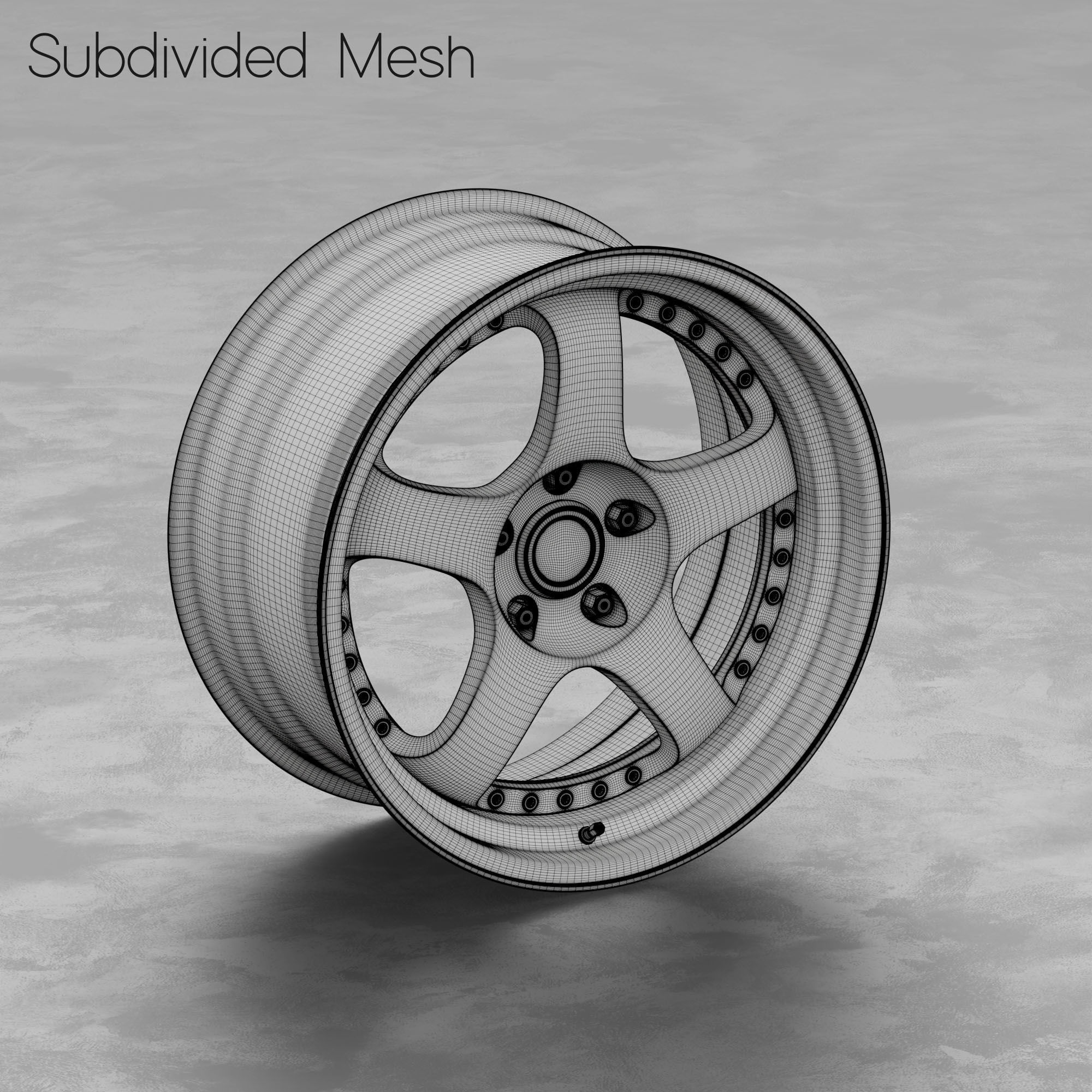 SSR SP1 Rim 3D Model 3D model | CGTrader