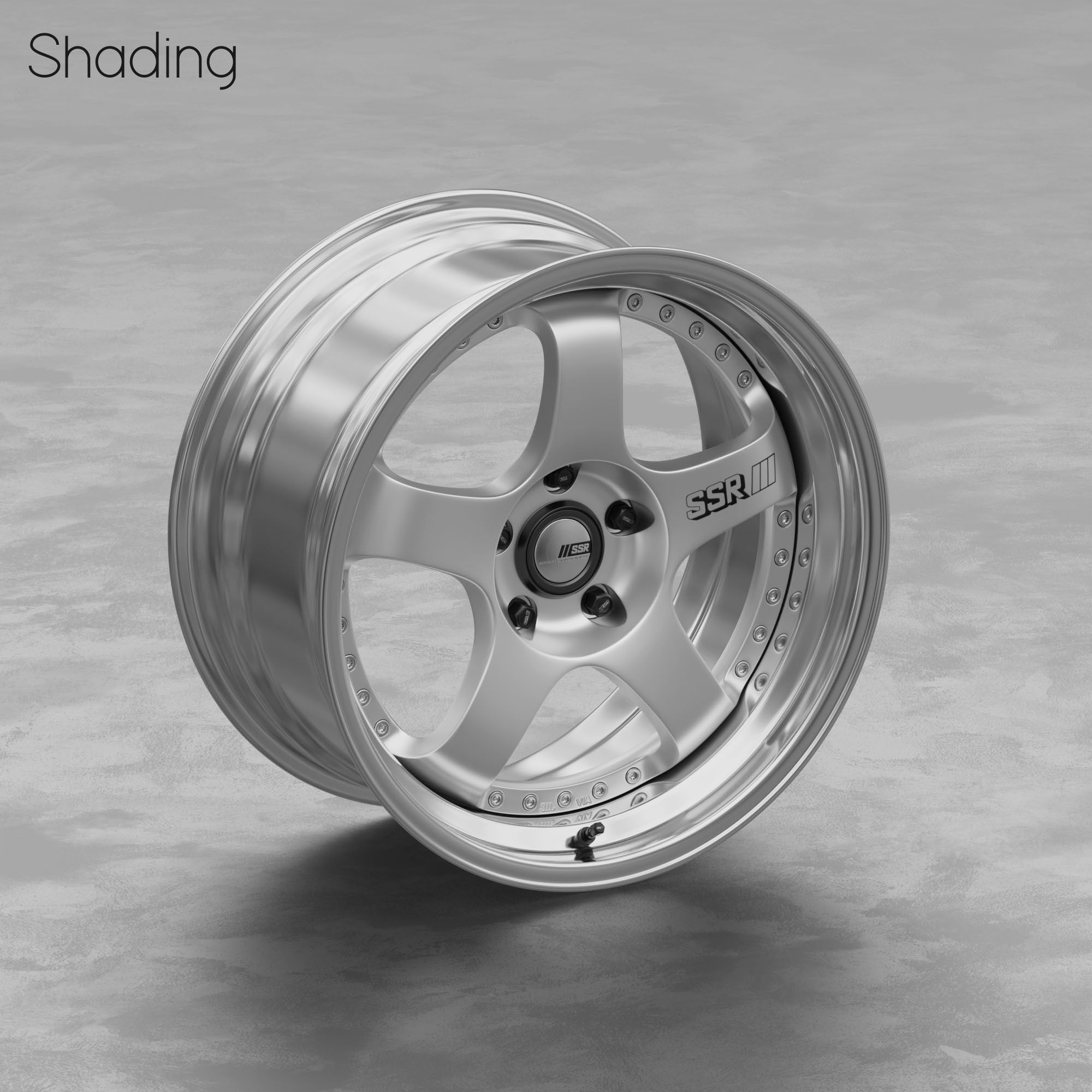 SSR SP1 Rim 3D Model 3D model | CGTrader