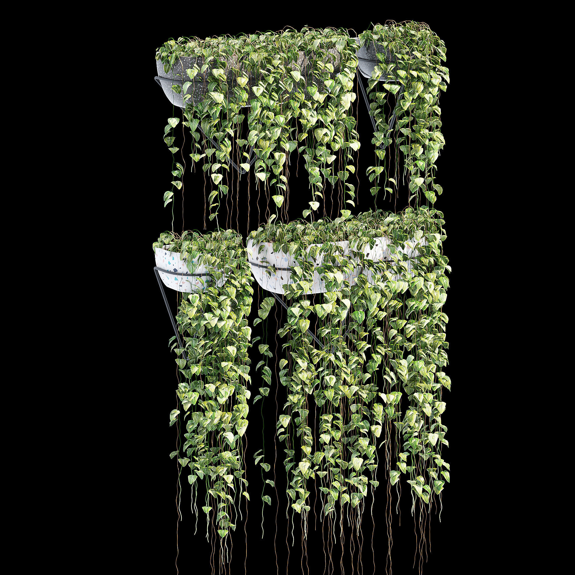 Iris cement 3D model | CGTrader