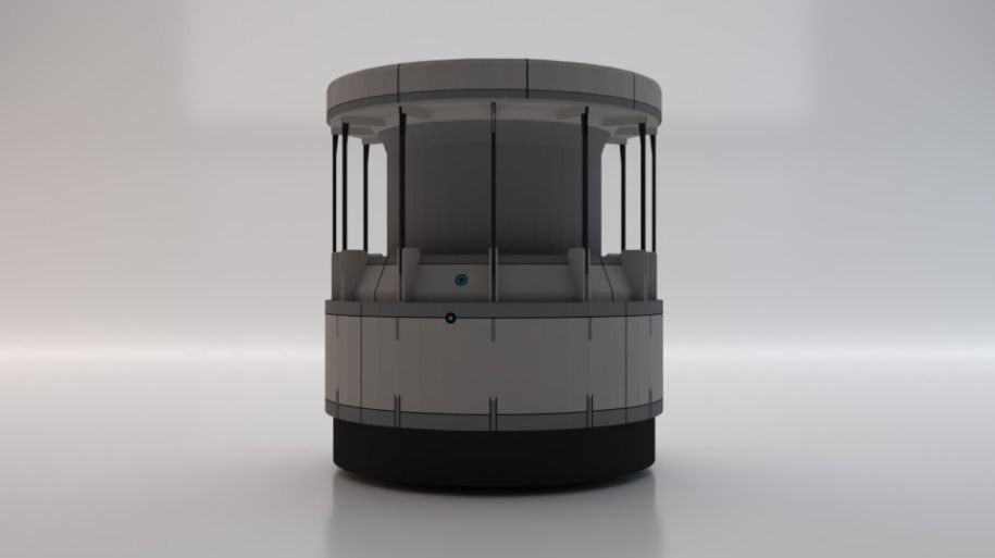 3D model Sci-Fi Dropper 01 VR / AR / low-poly | CGTrader