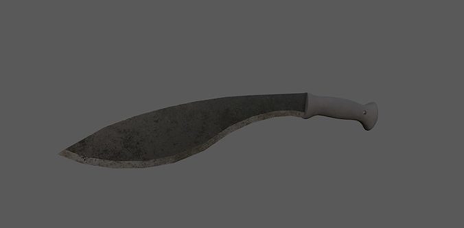 3D model Machete knife VR / AR / low-poly | CGTrader