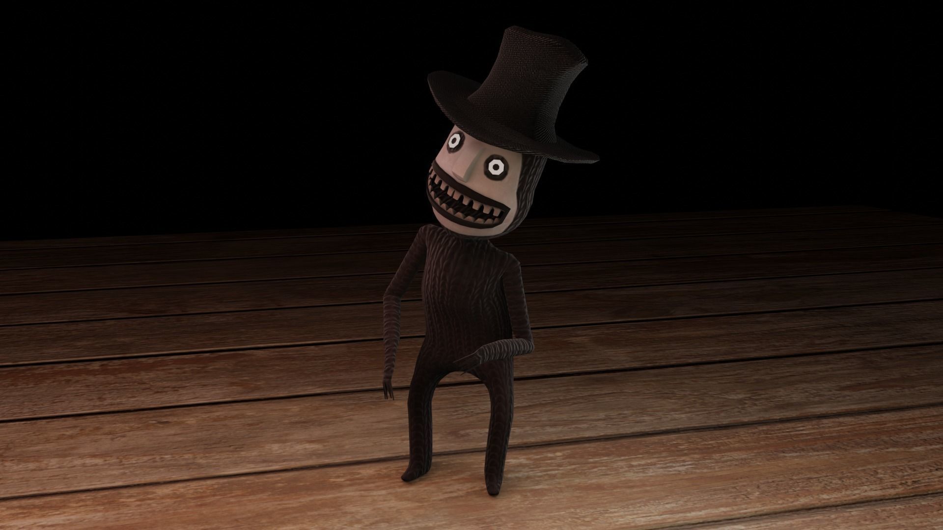 3D model creepy man VR / AR / low-poly | CGTrader