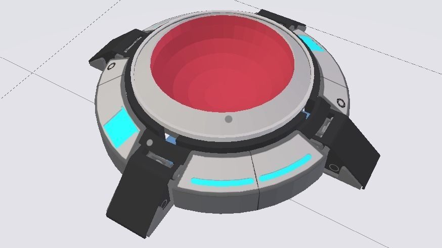 3D model Sci-Fi Platform 01 VR / AR / low-poly | CGTrader