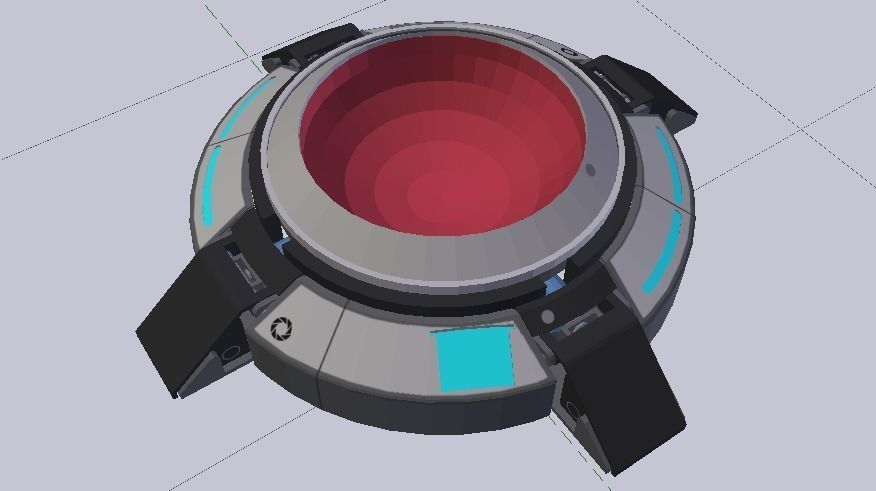 3D model Sci-Fi Platform 01 VR / AR / low-poly | CGTrader