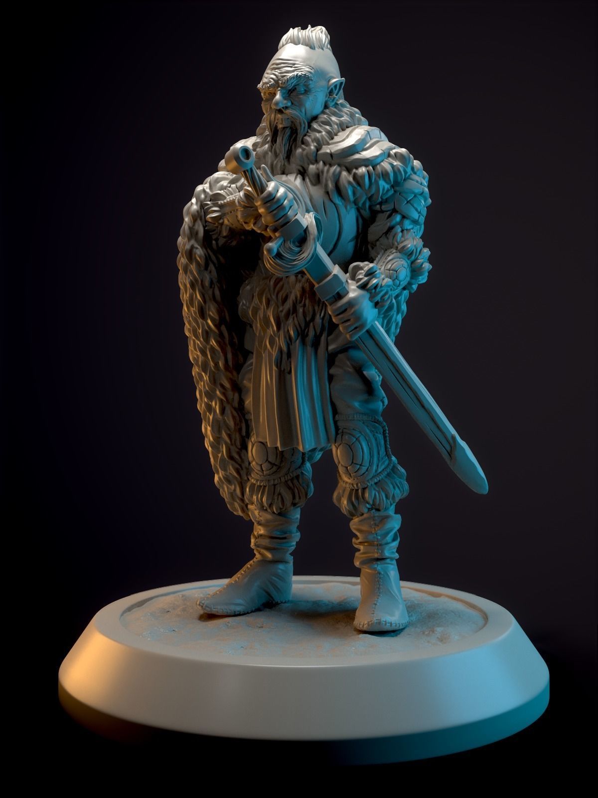 Infamous duelist 3D model 3D printable | CGTrader