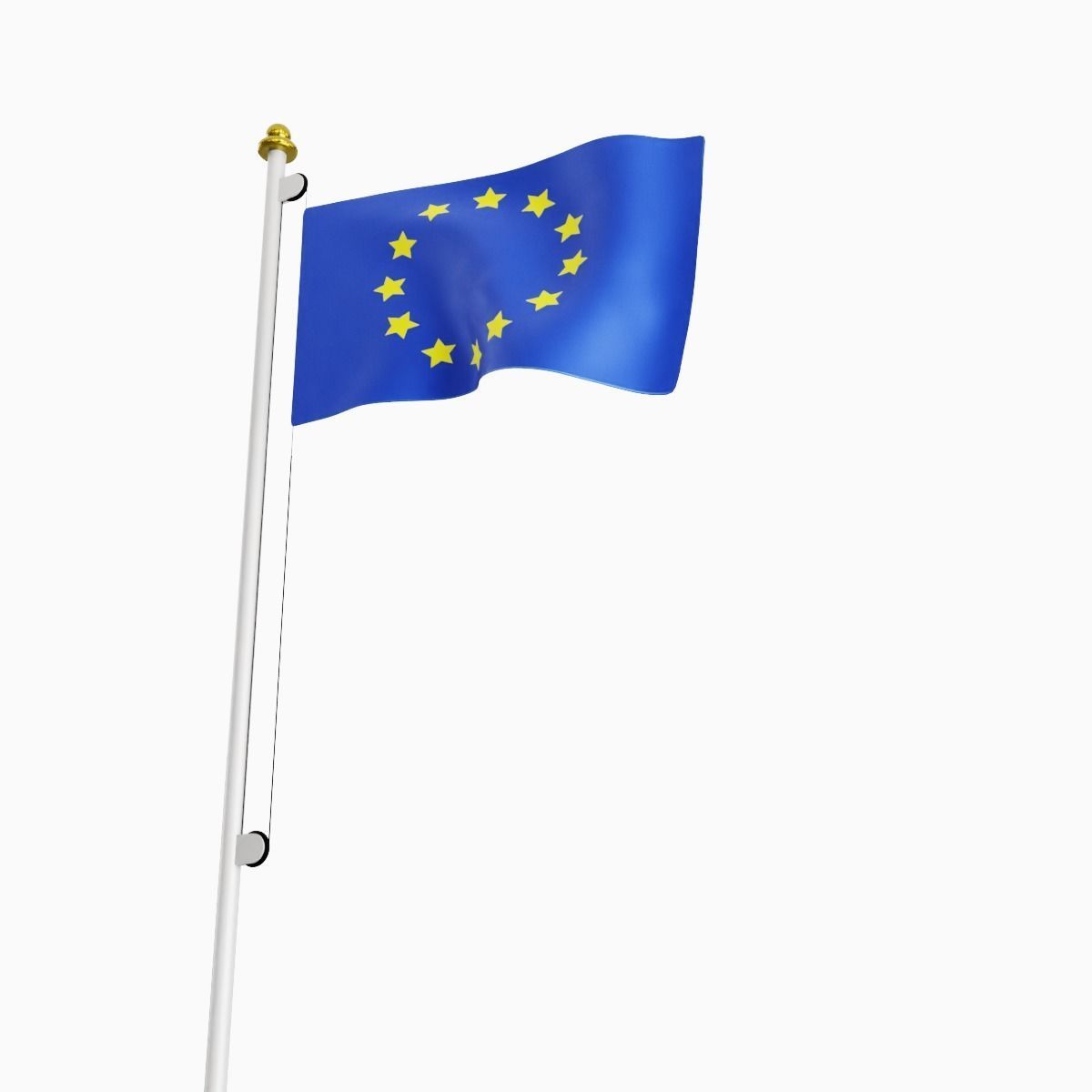 3D model Flag of the European Union VR / AR / low-poly | CGTrader