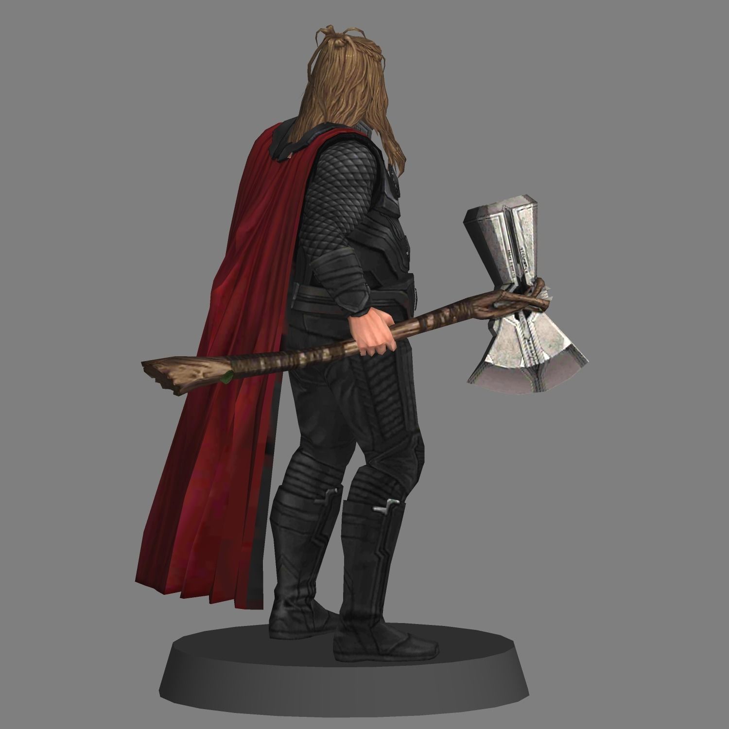 Thor Avengers Endgame LOW POLY 3D model 3D printable | CGTrader